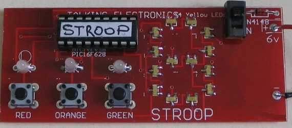 Stroop Game | ElecHelp